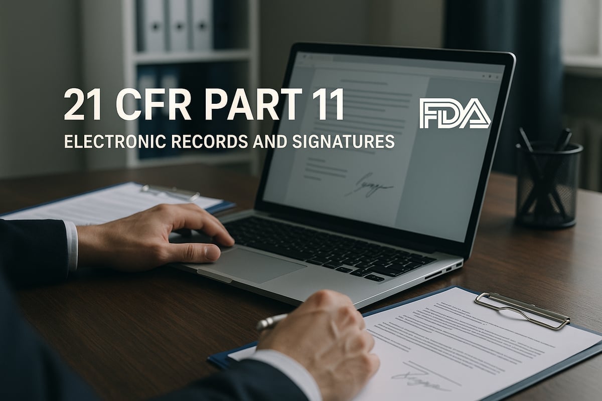 Understanding 21 CFR Part 11: Electronic Records & Signatures ...