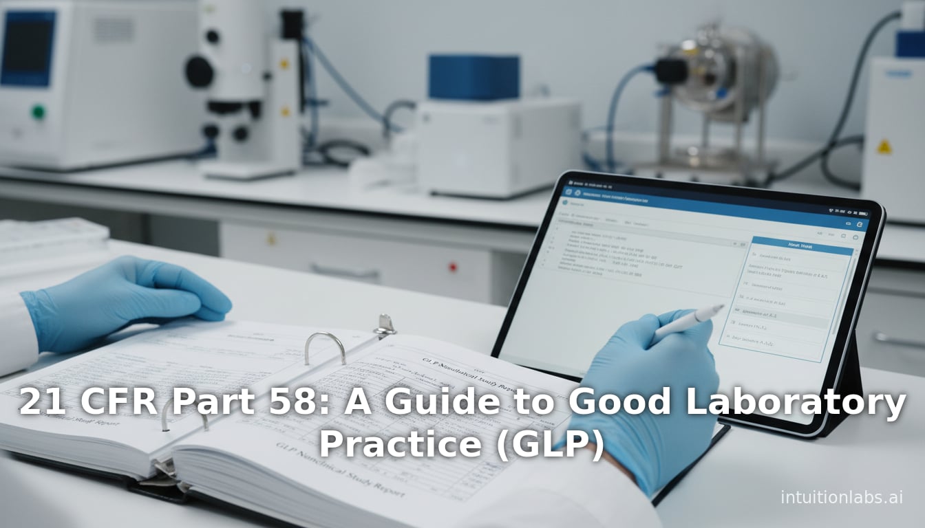 21 CFR Part 58: A Guide to Good Laboratory Practice (GLP) | IntuitionLabs