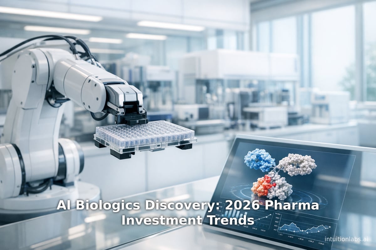 AI Biologics Discovery: 2026 Pharma Investment Trends | IntuitionLabs