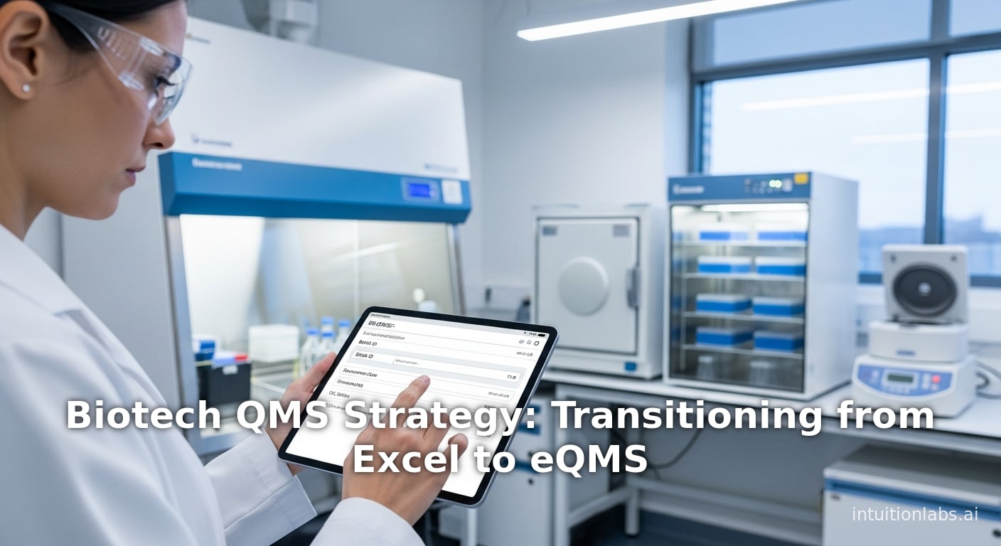 Biotech QMS Strategy: Transitioning from Excel to eQMS | IntuitionLabs