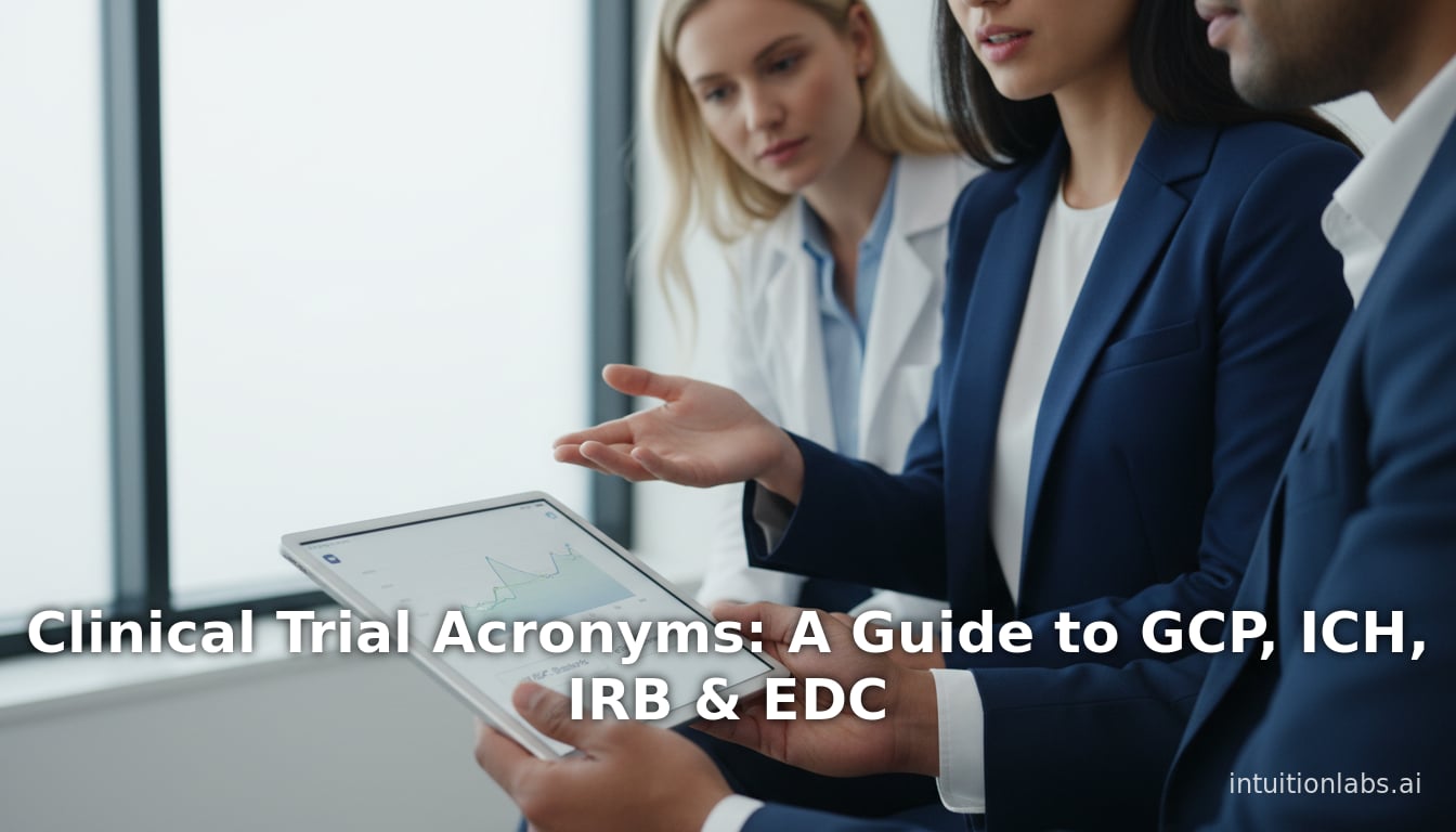 Clinical Trial Acronyms: A Guide to GCP, ICH, IRB & EDC | IntuitionLabs