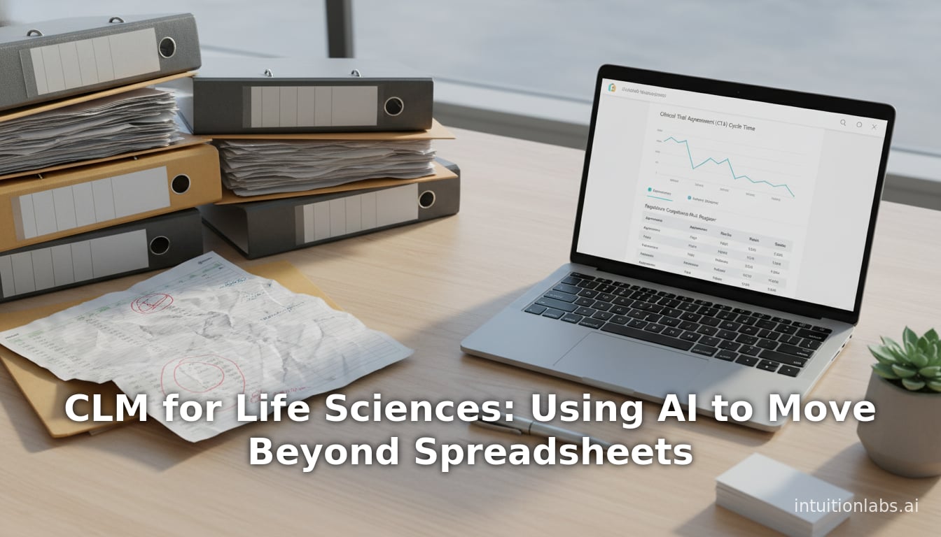 CLM for Life Sciences: Using AI to Move Beyond Spreadsheets | IntuitionLabs