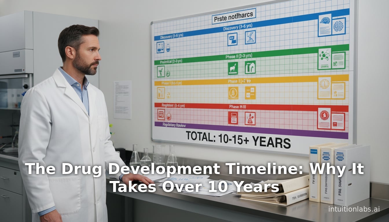 The Drug Development Timeline: Why It Takes Over 10 Years | IntuitionLabs