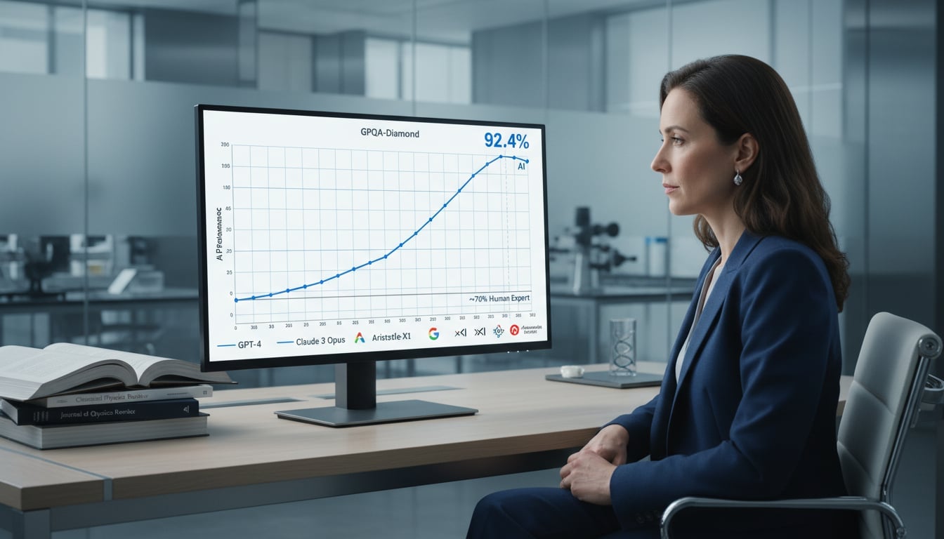GPQA-Diamond Benchmark: Scores, Leaderboard & How AI Models Compare | IntuitionLabs
