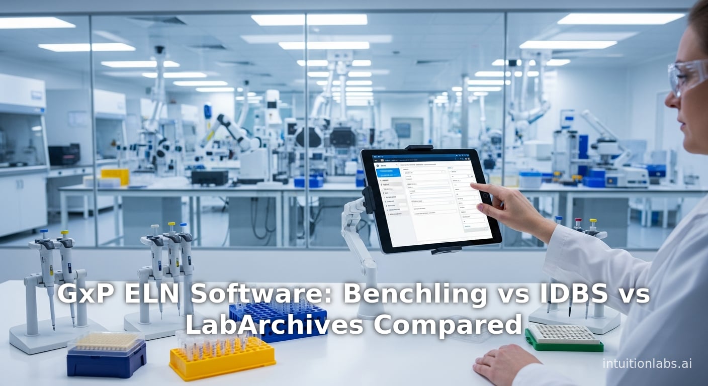 GxP ELN Software: Benchling vs IDBS vs LabArchives Compared | IntuitionLabs