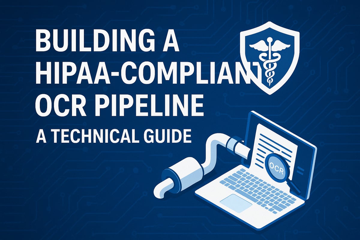 Building a HIPAA-Compliant OCR Pipeline: A Technical Guide | IntuitionLabs