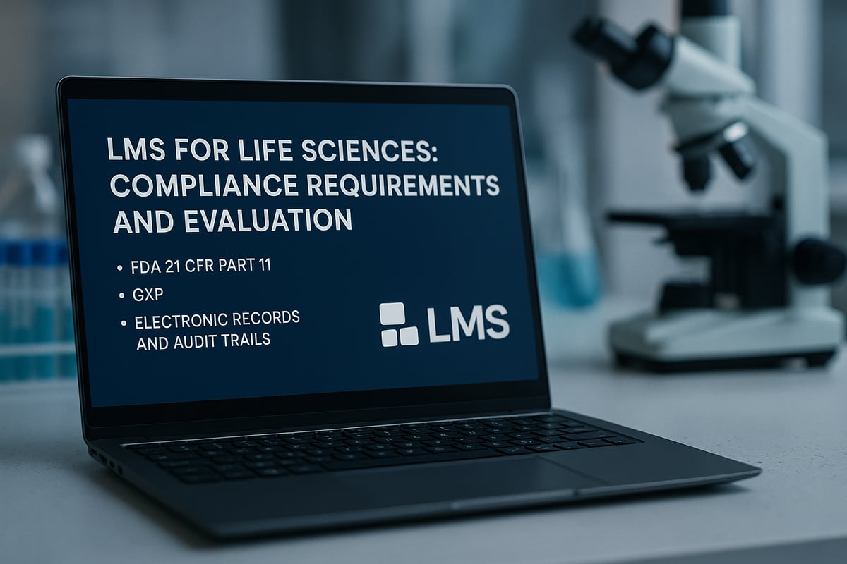 LMS for Life Sciences: Compliance Requirements and Evaluation ...