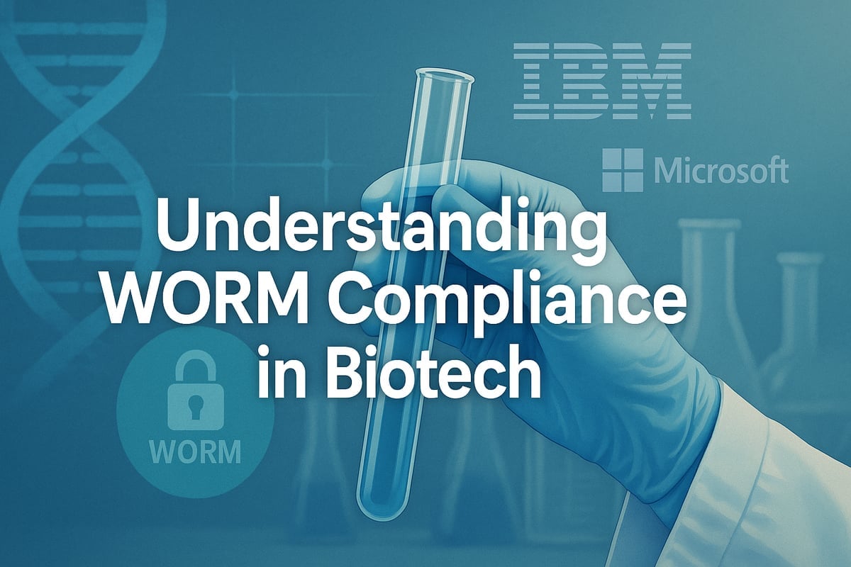 The Role of WORM Compliance in Biotech Data Integrity | IntuitionLabs