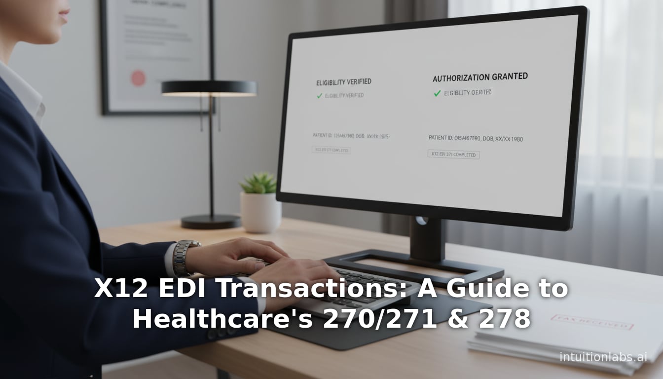 X12 EDI Transactions: A Guide to Healthcare's 270/271 & 278 | IntuitionLabs