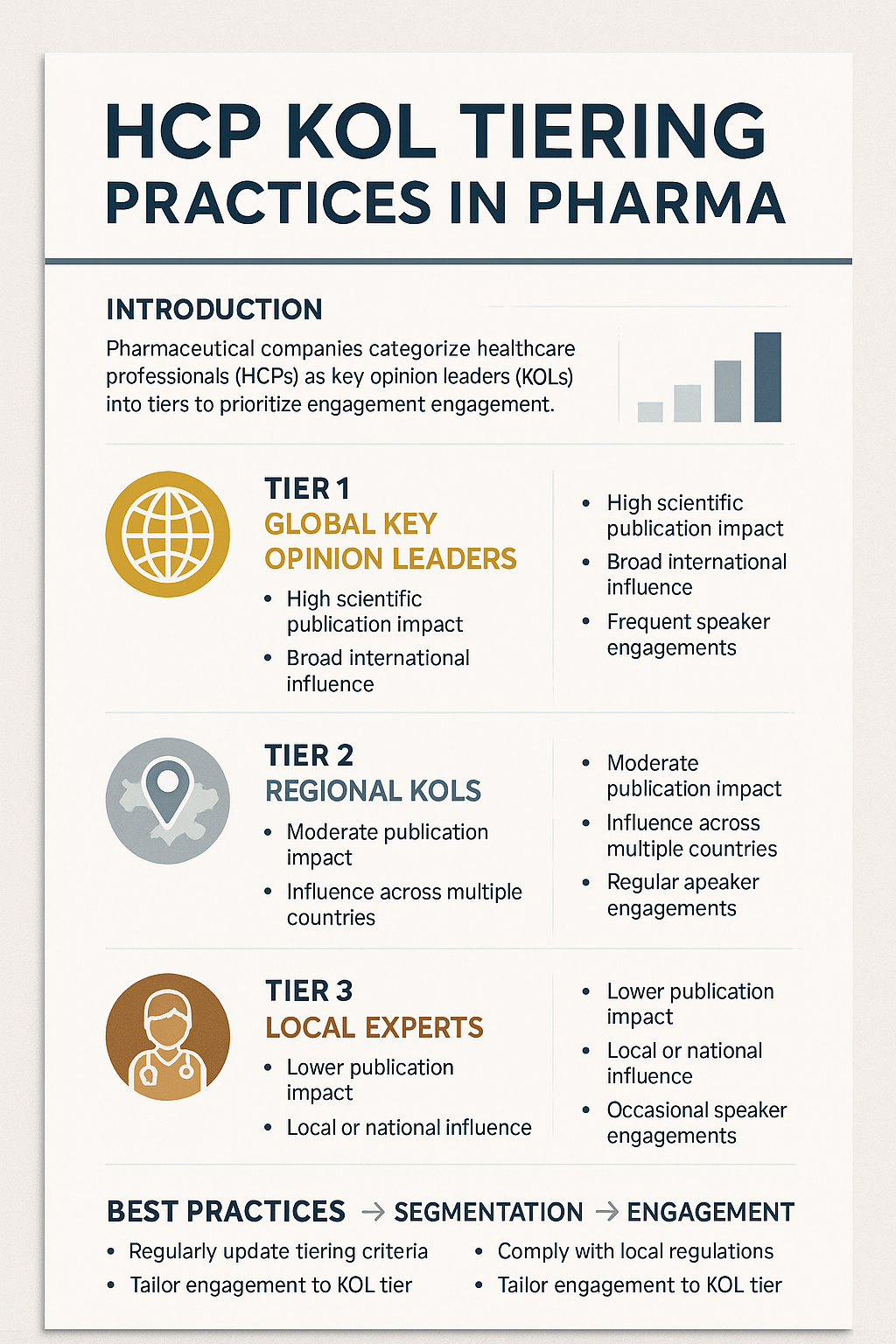 HCP KOL Tiering Practices in Pharmaceutical Companies | Educational ...